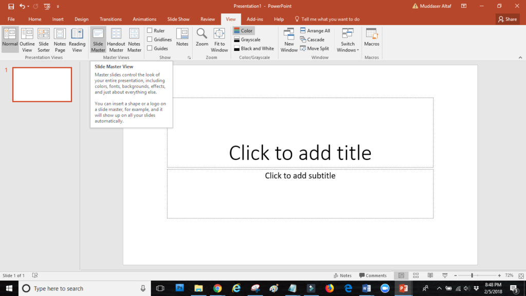 SLIDE MASTER: How To Use Slide Master In PowerPoint